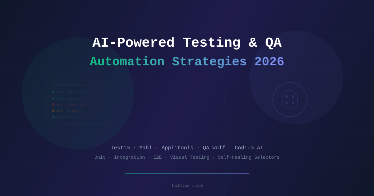 AI Testing & QA Automation 2026: Tools & Strategies Guide | Lushbinary