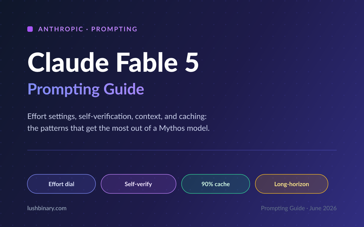 Claude Fable 5 Prompting Guide: Effort & Cost | Lushbinary