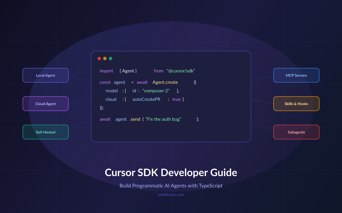 Cursor SDK Guide: Programmatic AI Agents in TypeScript | Lushbinary