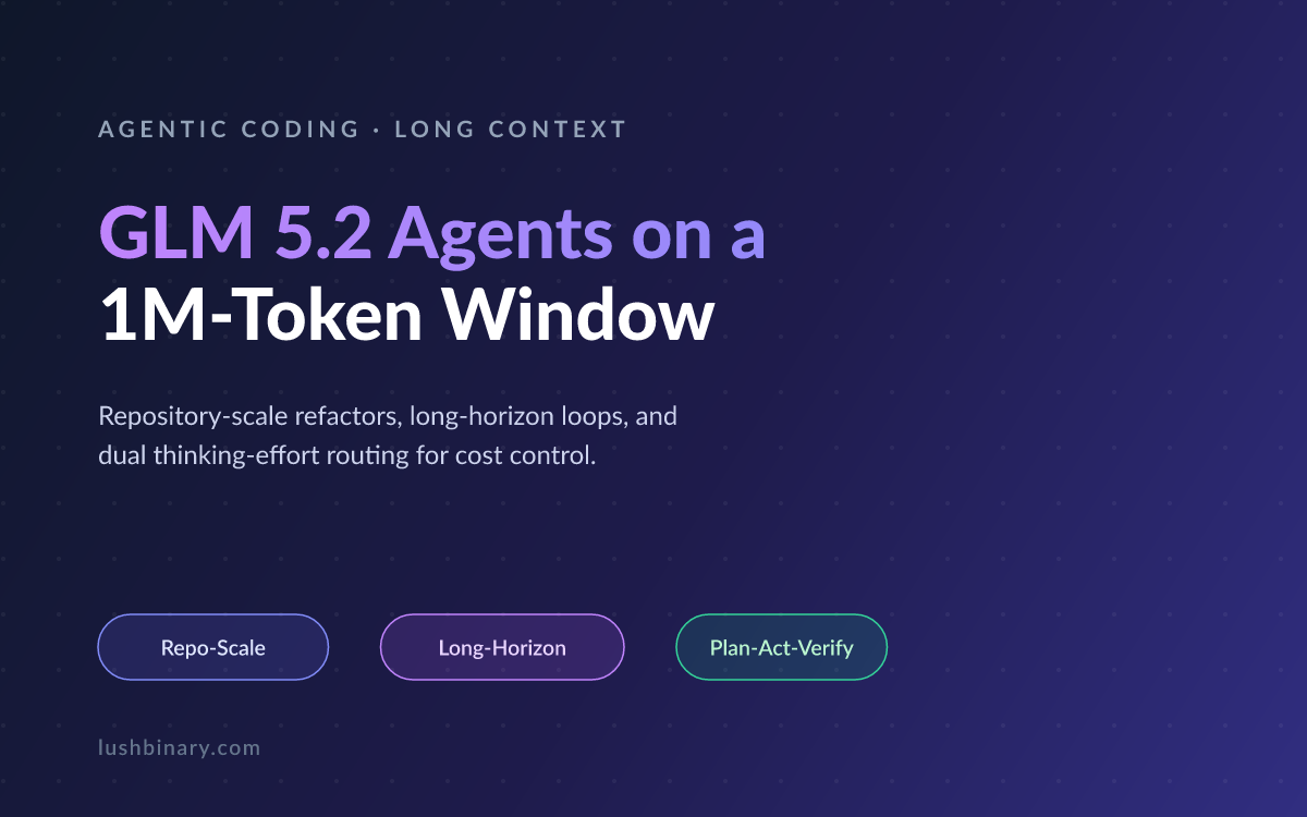 GLM 5.2 Agentic Coding on a 1M Context Window | Lushbinary