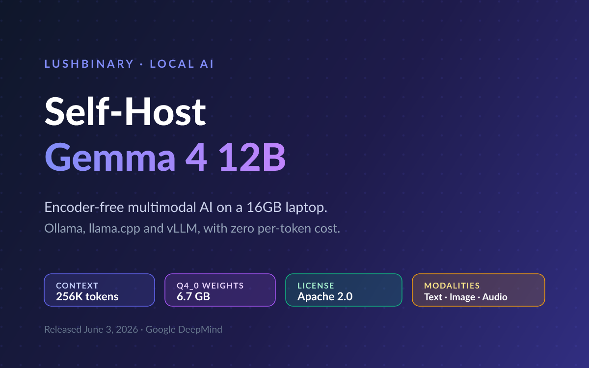 Self-Hosting Gemma 4 12B: Local Deployment Guide | Lushbinary